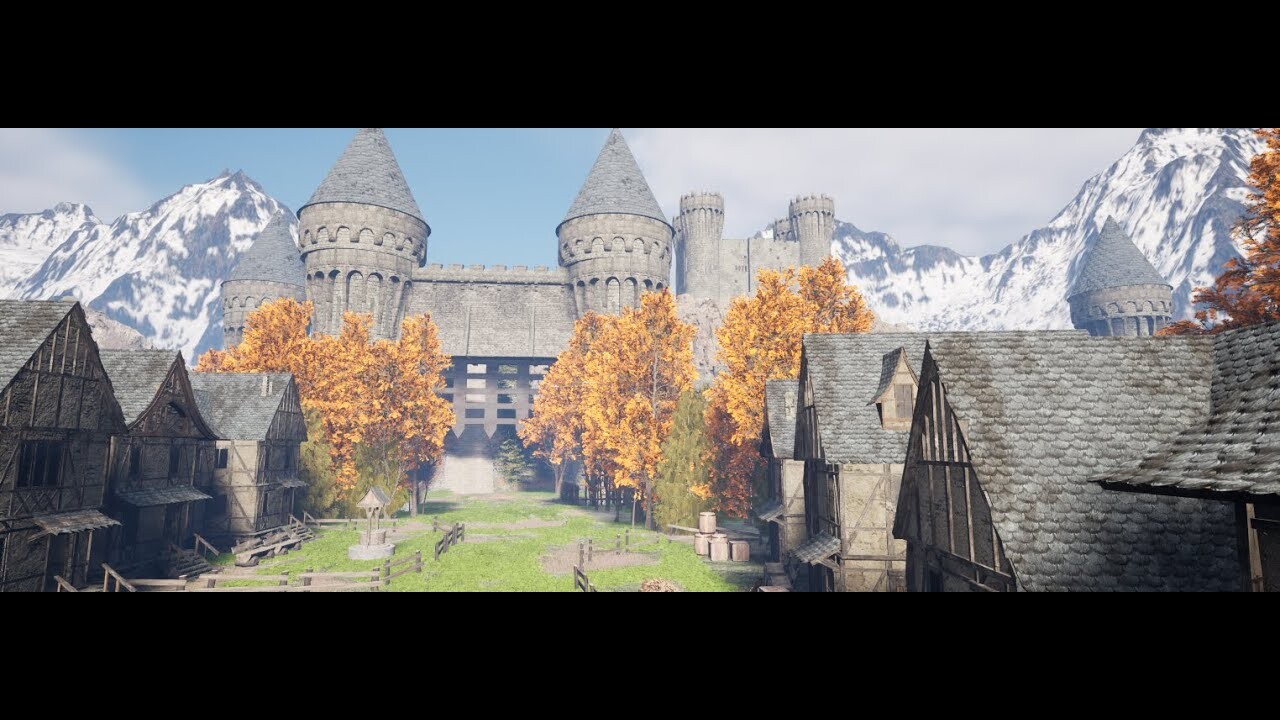 ArtStation - castle scene