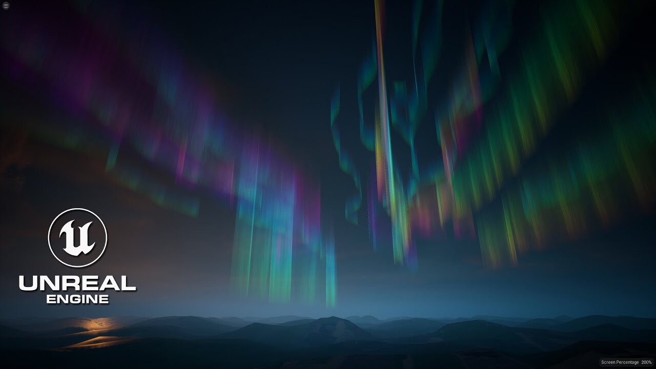 ArtStation - Northern Lights - Aurora in Unreal Engine 5.1 Niagara ...