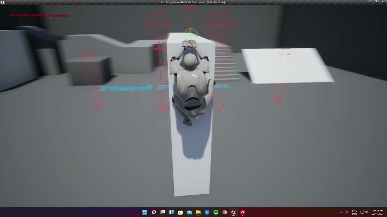 ArtStation - Climbing Mechanism (Ledge Hang, Ledge Movement)