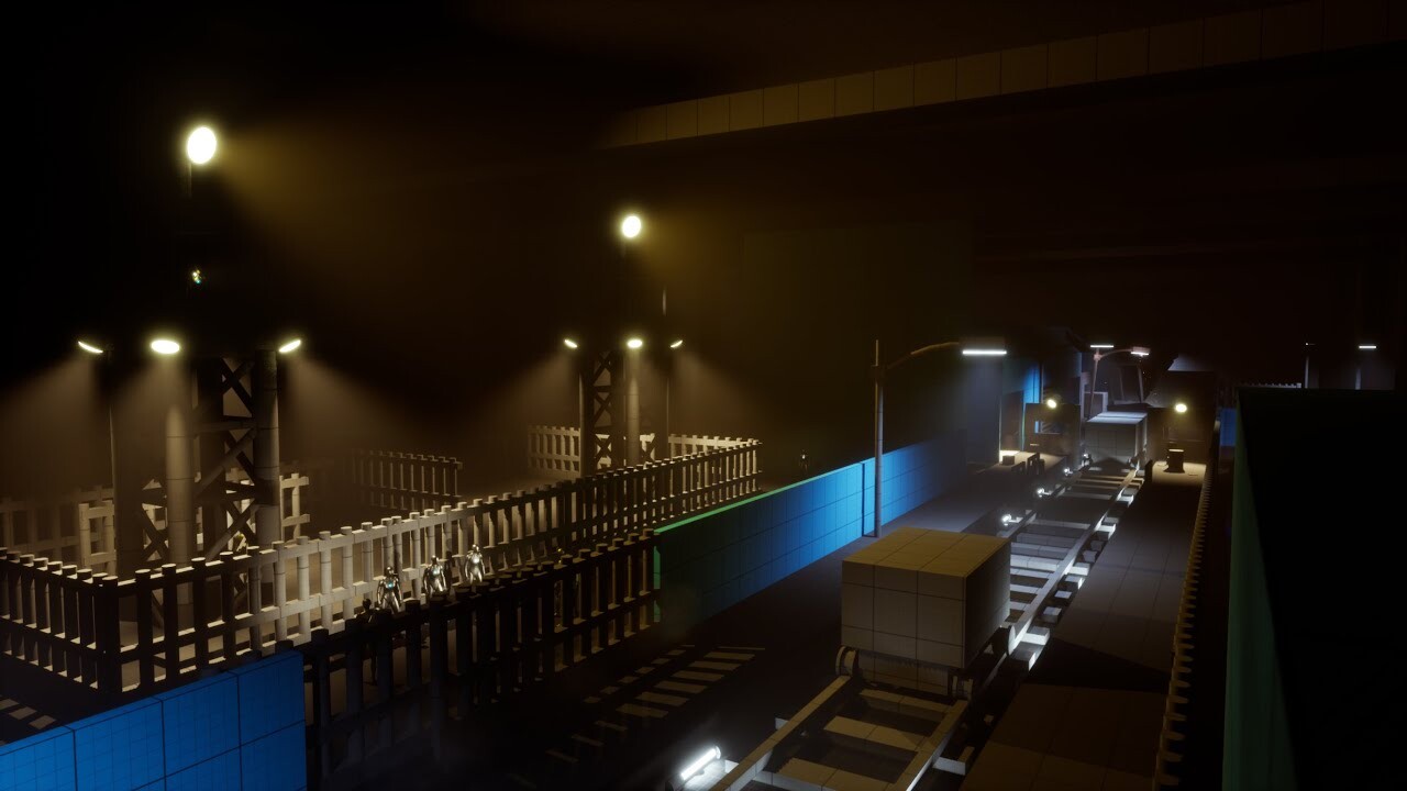 ArtStation - [Level Design] Blocking LD - Gameplay Footage - Unreal Metro City Project