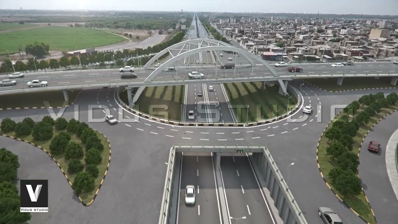 ArtStation - Dezful Bridge Animation