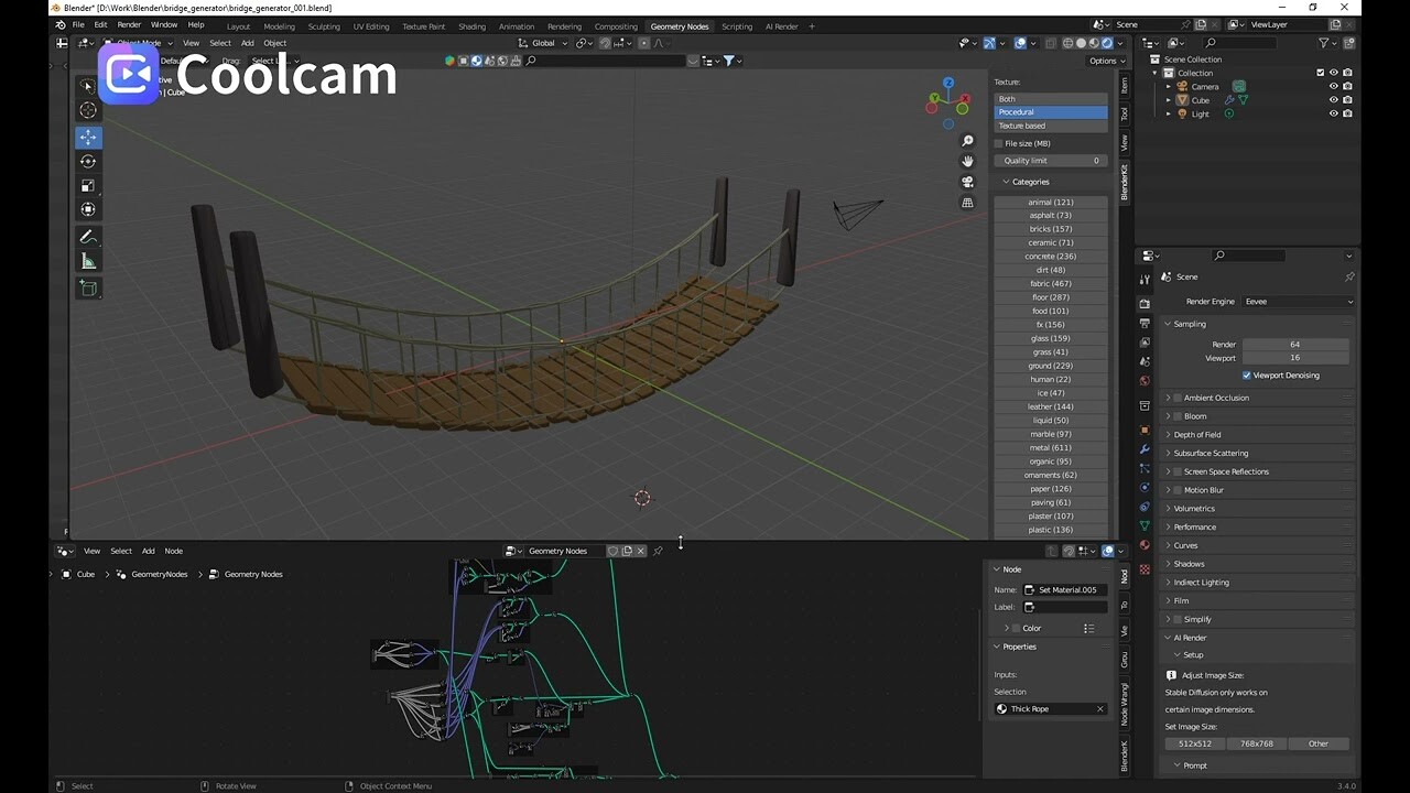 ArtStation - Blender Bridge Generator