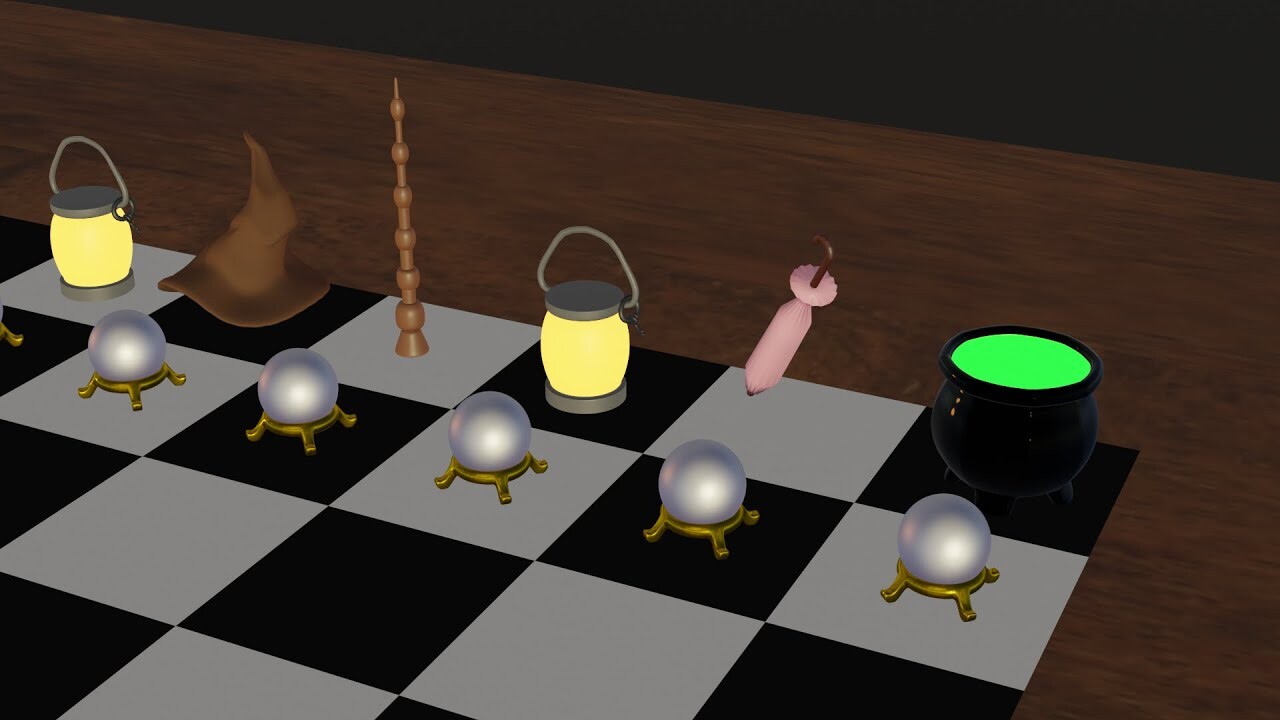 ArtStation - Harry Potter Chess - Phase One