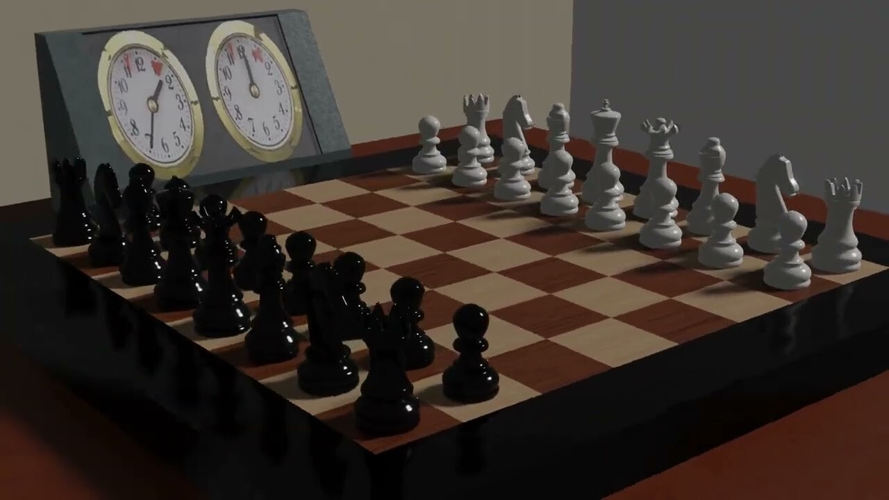 ArtStation - 3D Animation - Chess Set