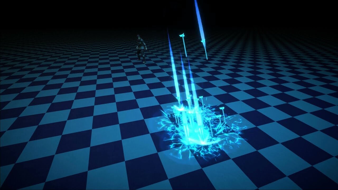 ArtStation - Ice Arrow Rain