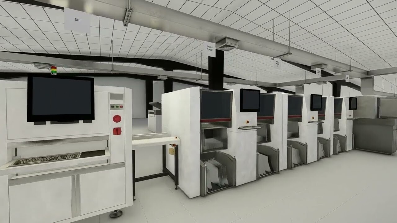 ArtStation - Factory Assembly Line Viz