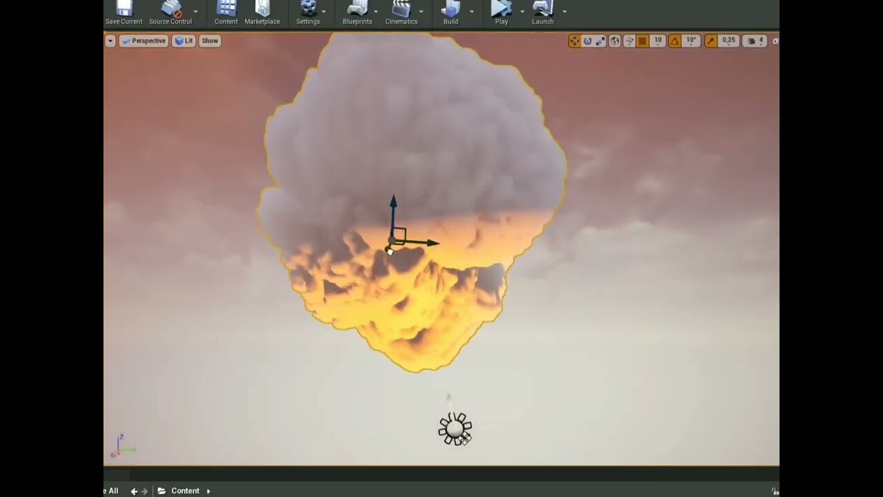 ArtStation - Dynamic material of the clouds | UE4