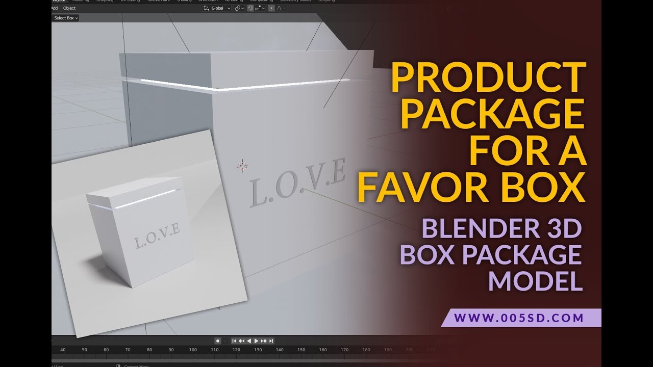 ArtStation - product box modeling