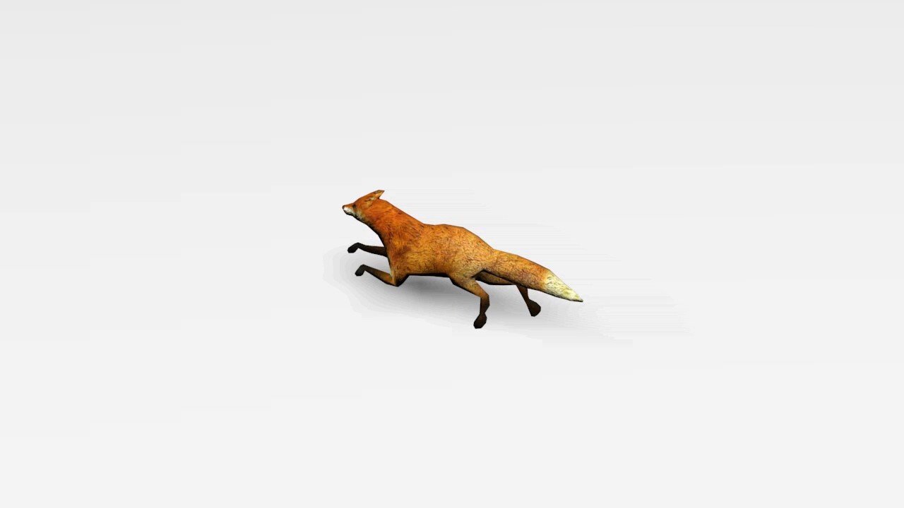 ArtStation - Low Poly Fox Animation