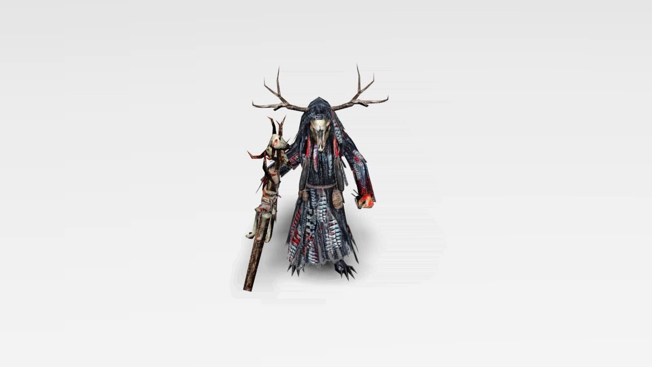ArtStation - Low Poly Shaman Animation