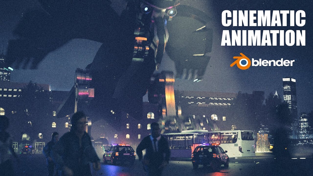 ArtStation - Robotic Bird Invasion - Cinematic 3D Animation made in Blender