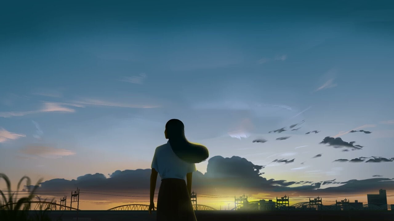 ArtStation - Sunset view