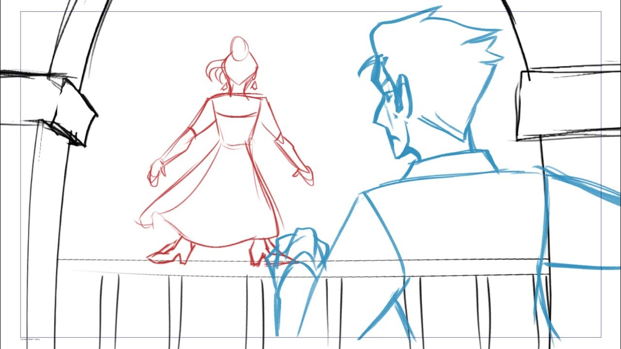 ArtStation - Carmen Sandiego Heist Storyboards 2022