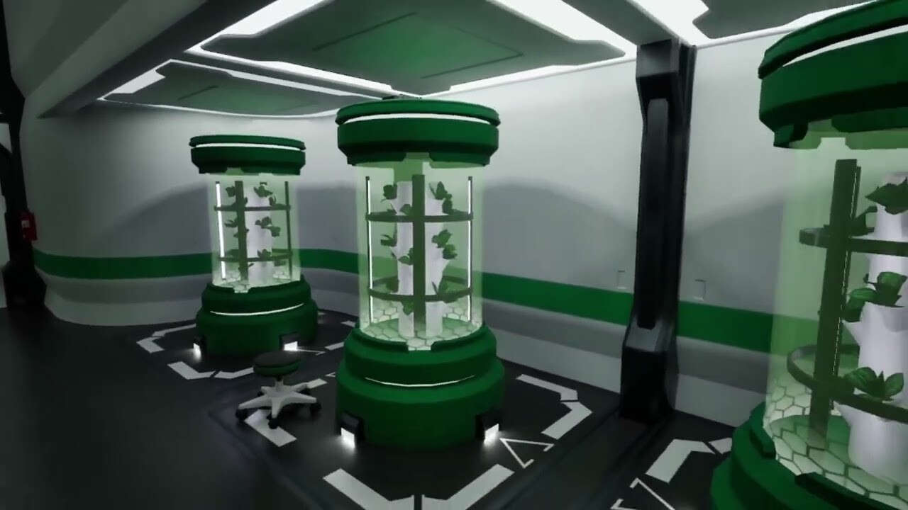 ArtStation - Sci-Fi Hydroponics Lab