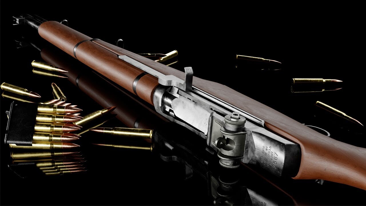 ArtStation - M1 Garand
