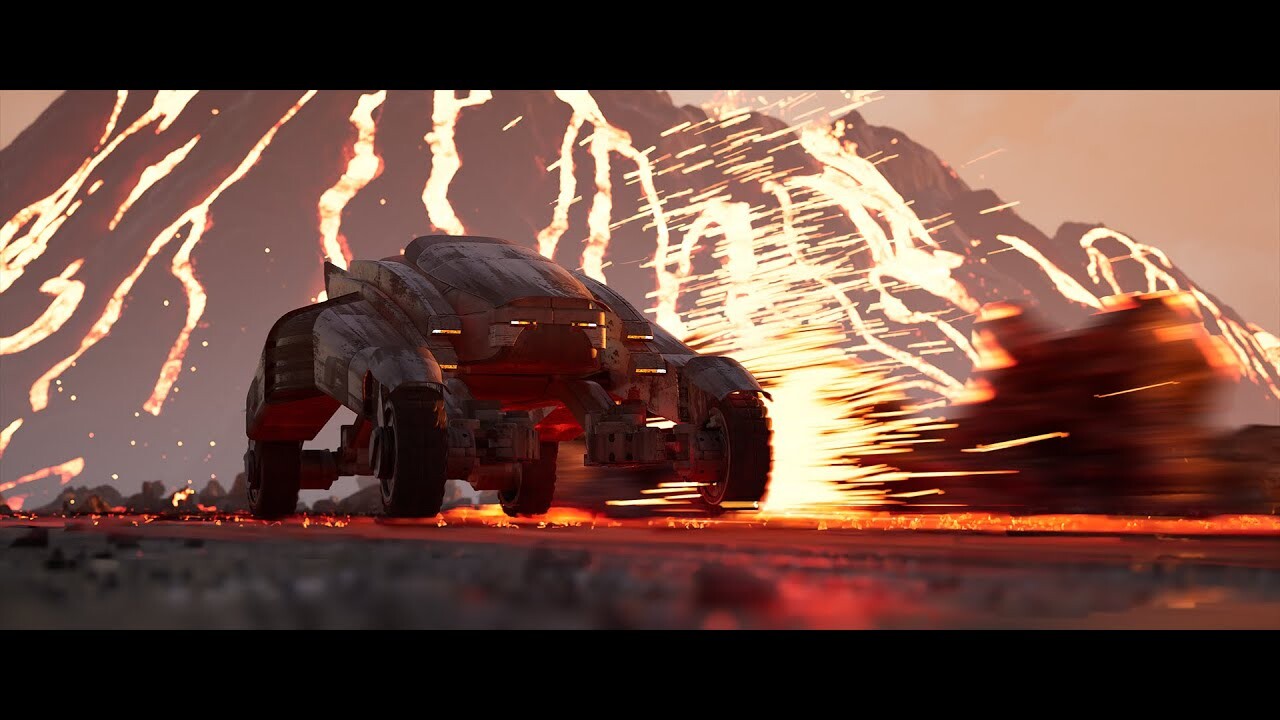 ArtStation - Endless Engines challenge entry work