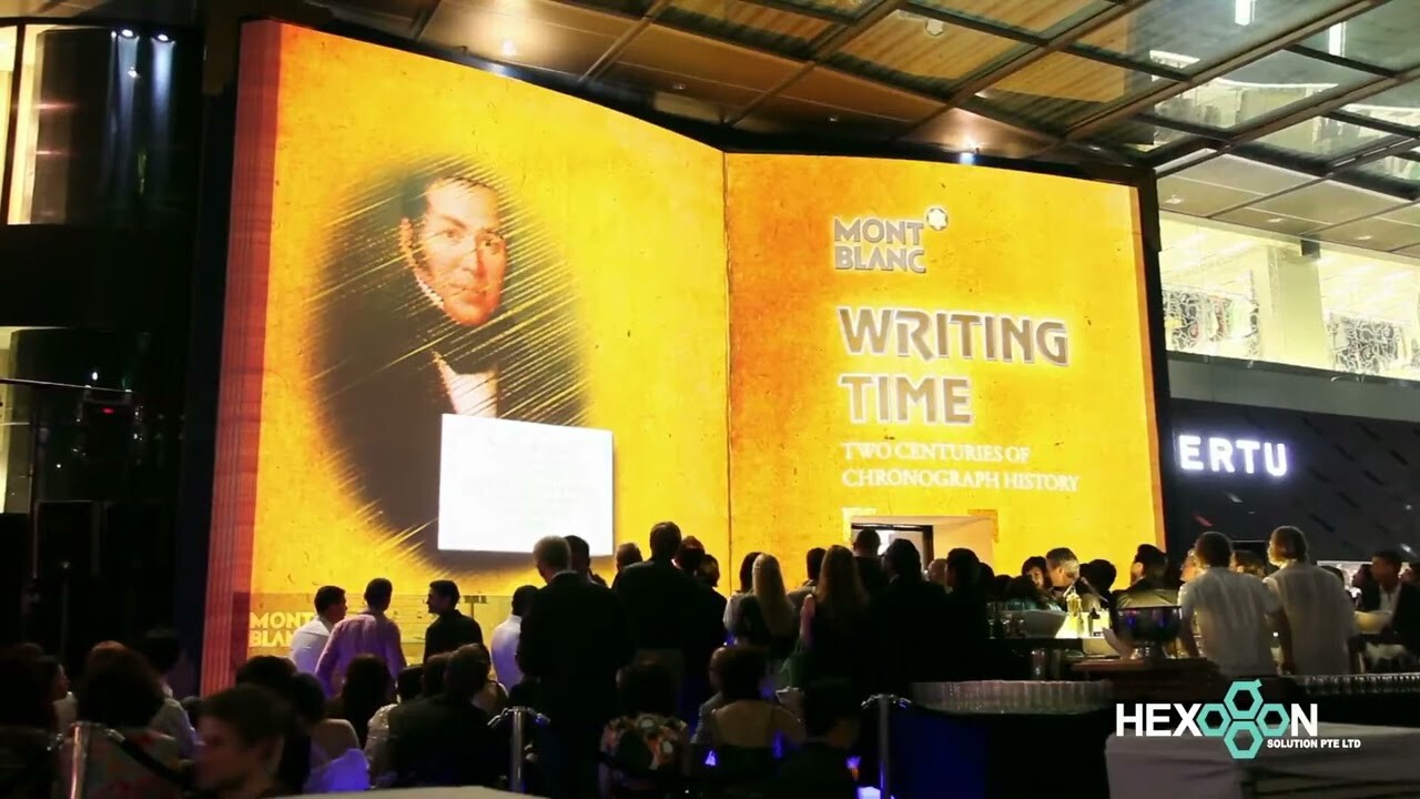 ArtStation - Montblanc Writing Time 3D Projection Mapping