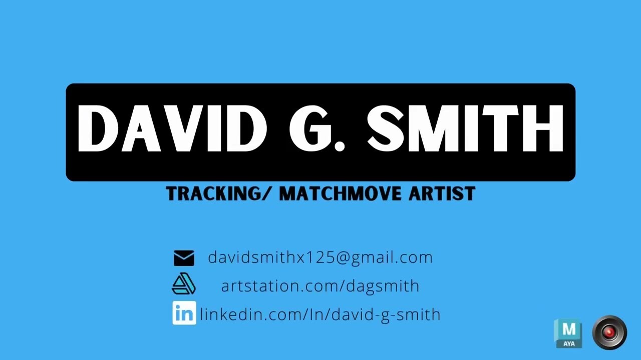 ArtStation - Tracking/ Matchmove Reel - David G. Smith