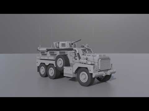 ArtStation - MRAP (6x6)