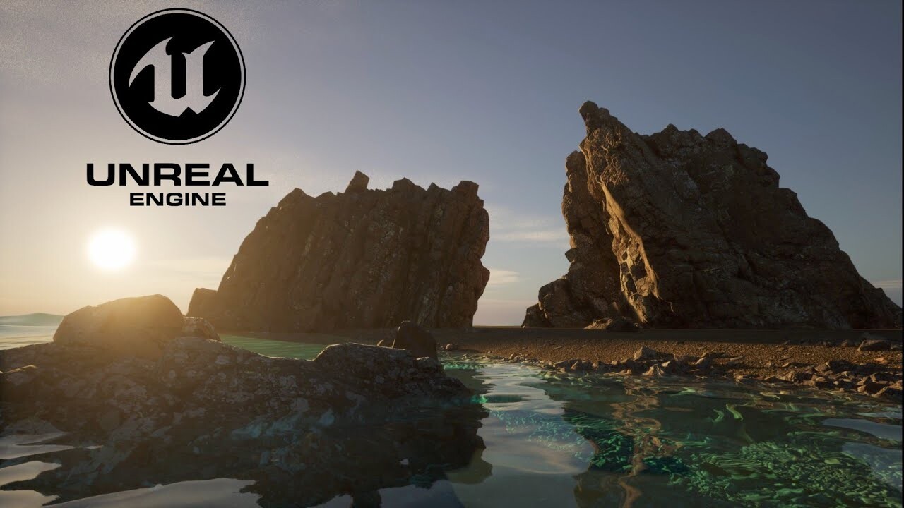 ArtStation - Unreal engine 5 Sea Shore Render 4K
