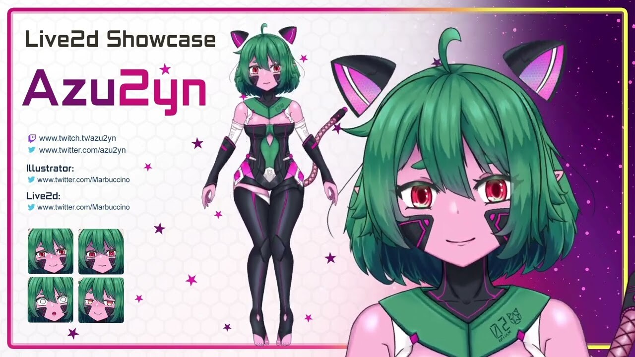 ArtStation - Azu2yn - Live2d Showcase