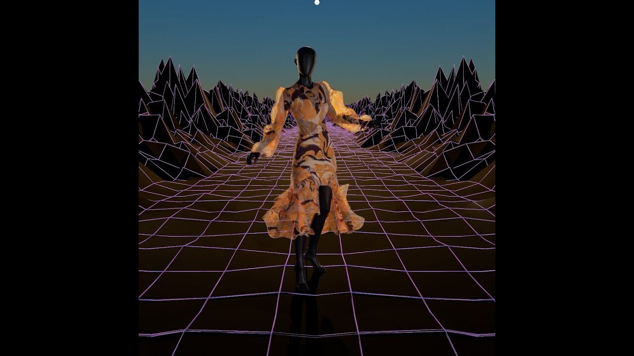 ArtStation - Digital Fashion Show - Cloth Simulation