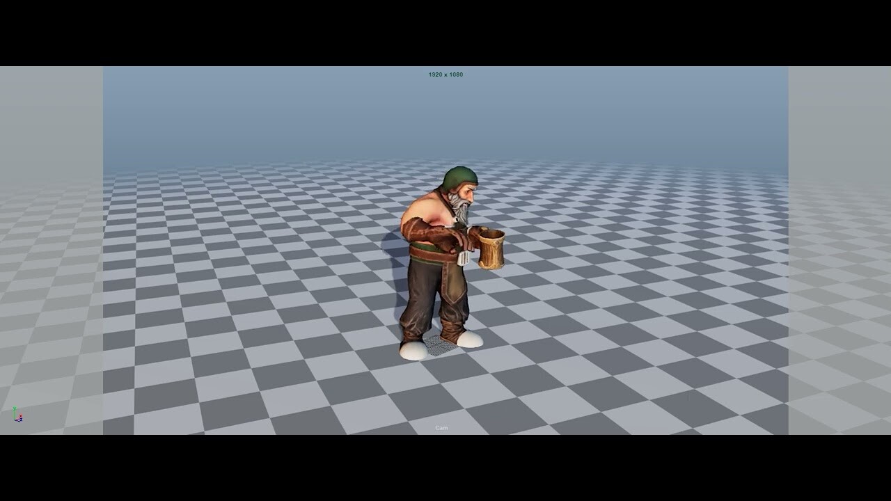 ArtStation - Dwarf animation