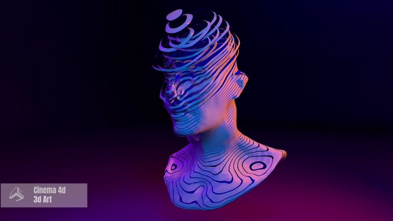 ArtStation - Cinema 4D Modeling/Head animation - 3D Art