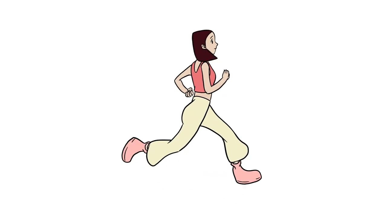 ArtStation - jogging run animation