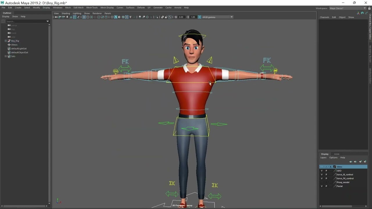 ArtStation - Reo boy rigging Show reel