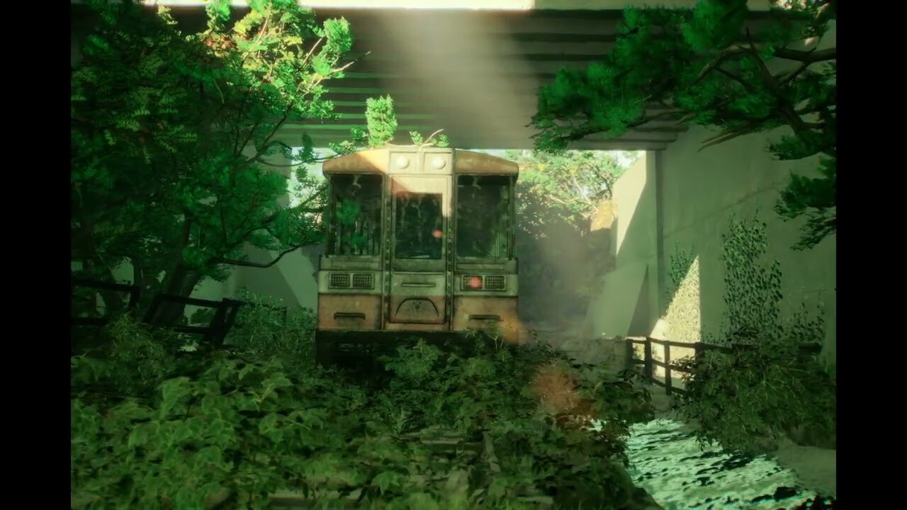 ArtStation - Overgrown Train