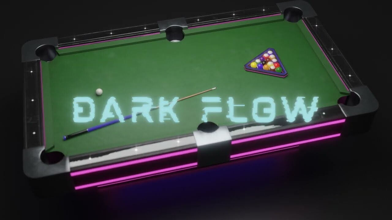 ArtStation - Cyberpunk Pool Table