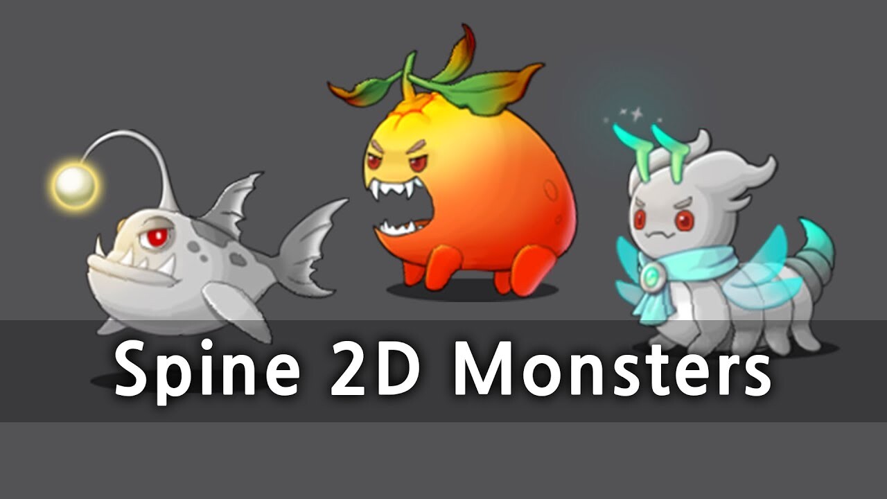 ArtStation - Spine 2D Animation_moster