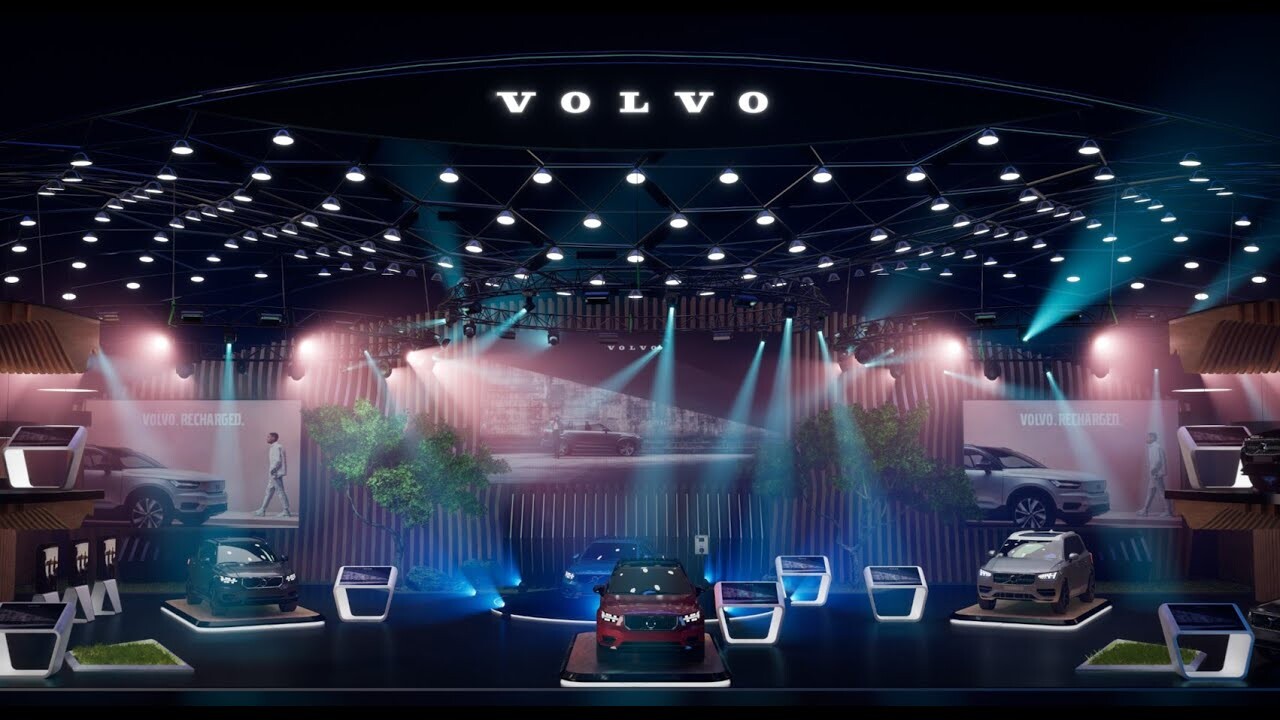 ArtStation - Volvo Virtual Exhibition Design