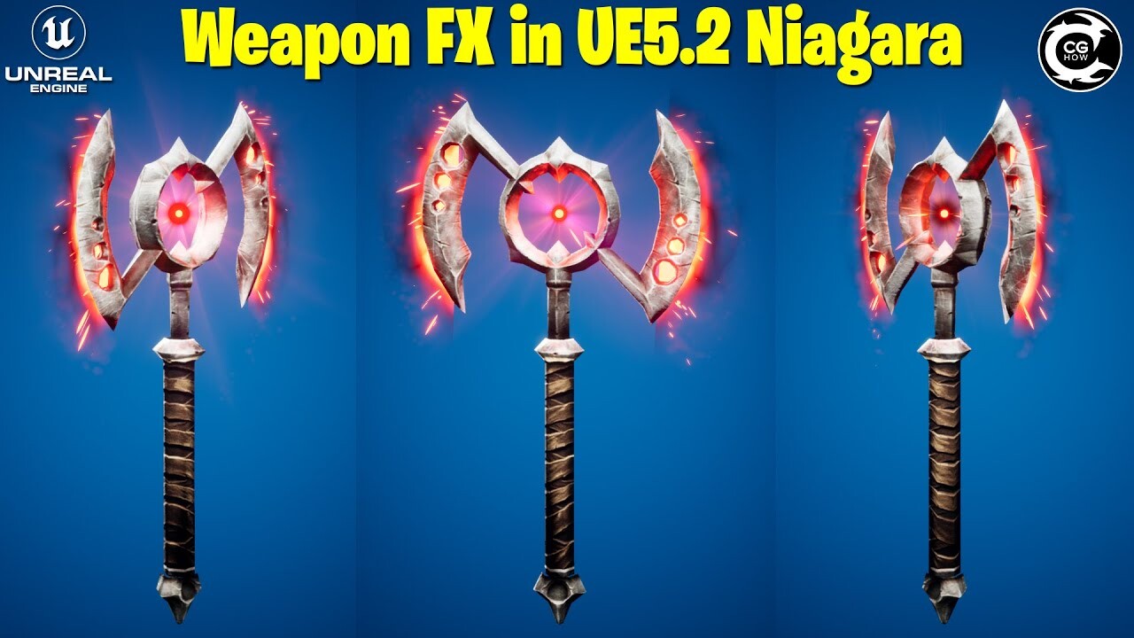 ArtStation - Weapon FX in Unreal Engine 5.2 Niagara Tutorial | Download Files