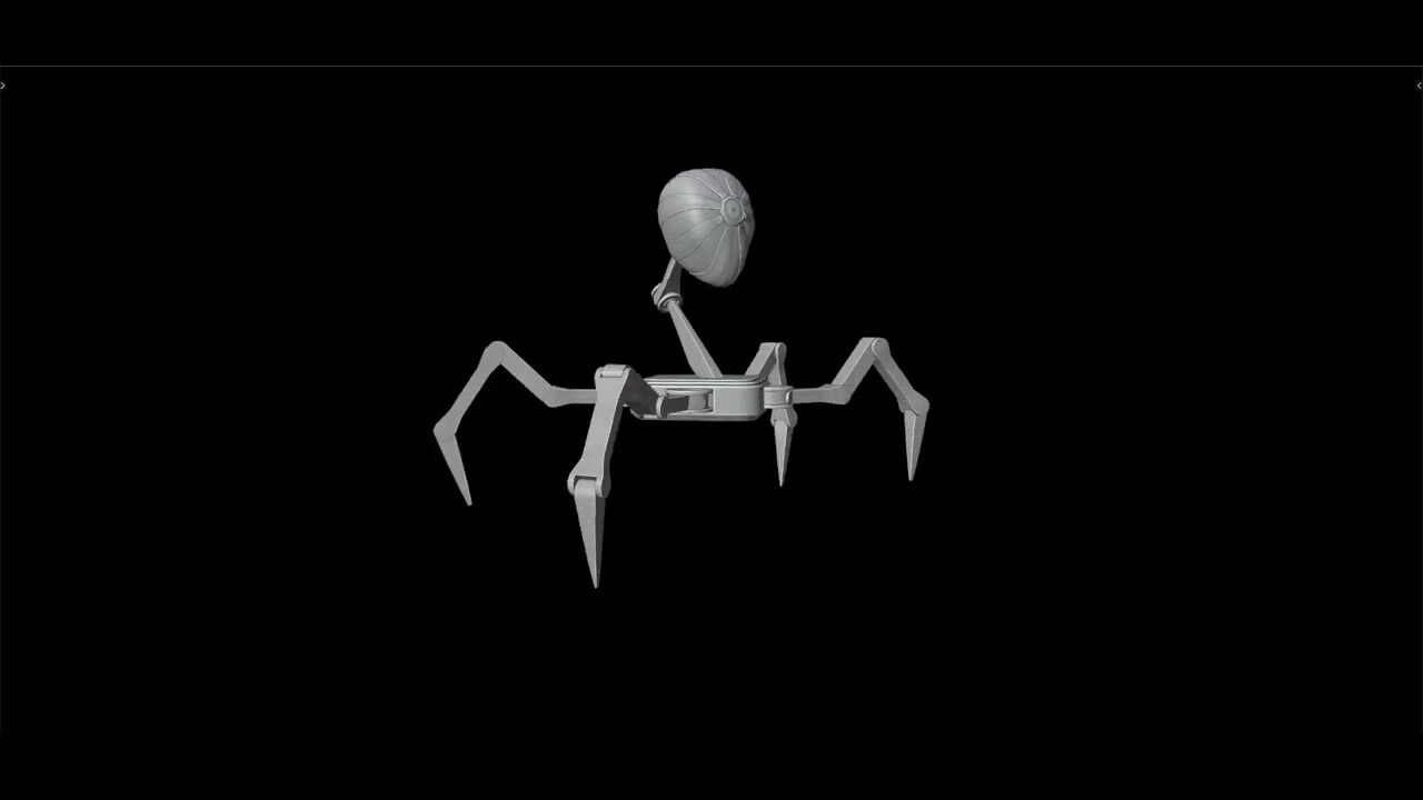 ArtStation - Robot walk cycle (work in progress)