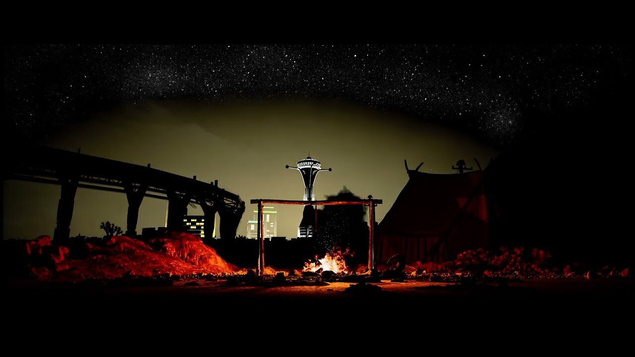ArtStation - "Under the stars" Fallout New Vegas UE5 Render