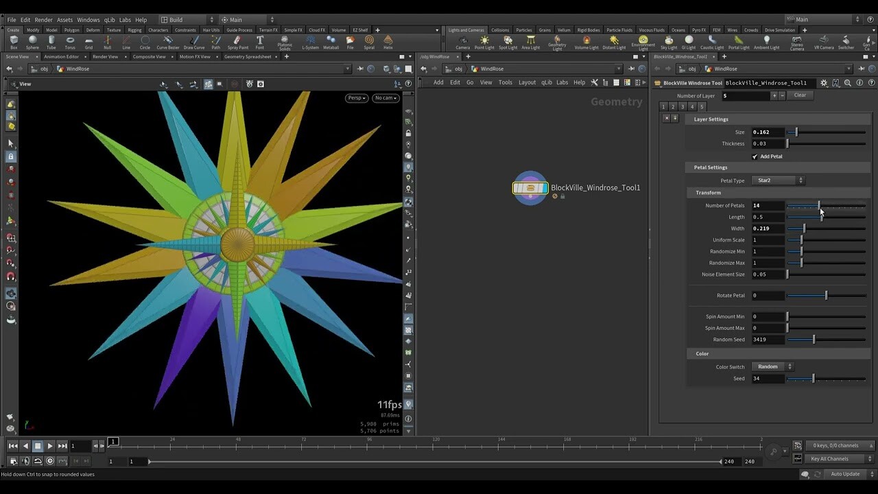 ArtStation - Procedural Windrose Tool