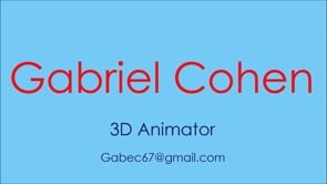 Gabriel Cohen - General animation reel - Acting and body mechanics