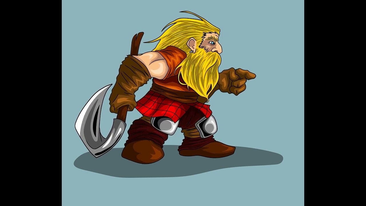 ArtStation - Dwarf Idle Animation