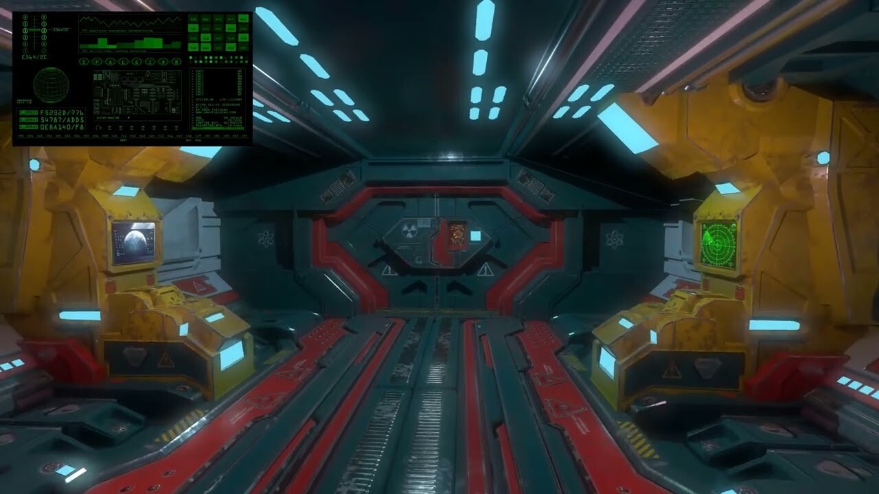 ArtStation - SCI-FI corridor