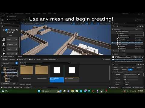 ArtStation - Wave Function Collapse Building Interior Level Generator
