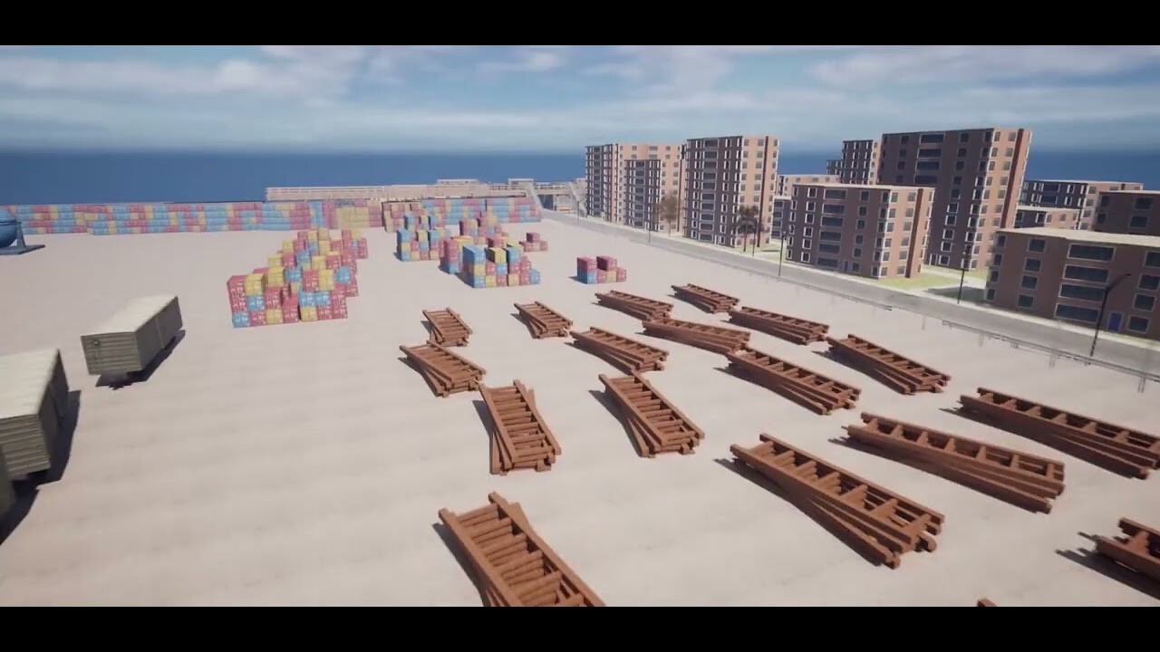 ArtStation - City Environment For Mobile Game