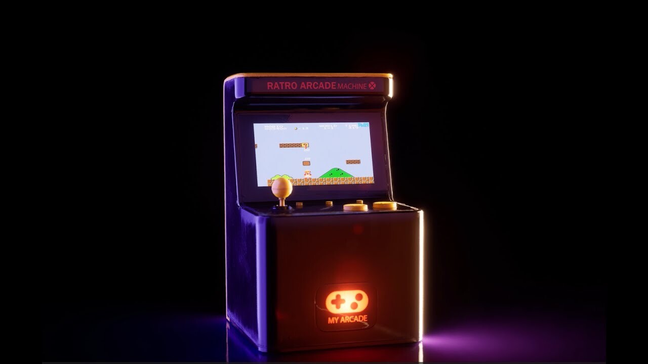 ArtStation - Retro Gamebox