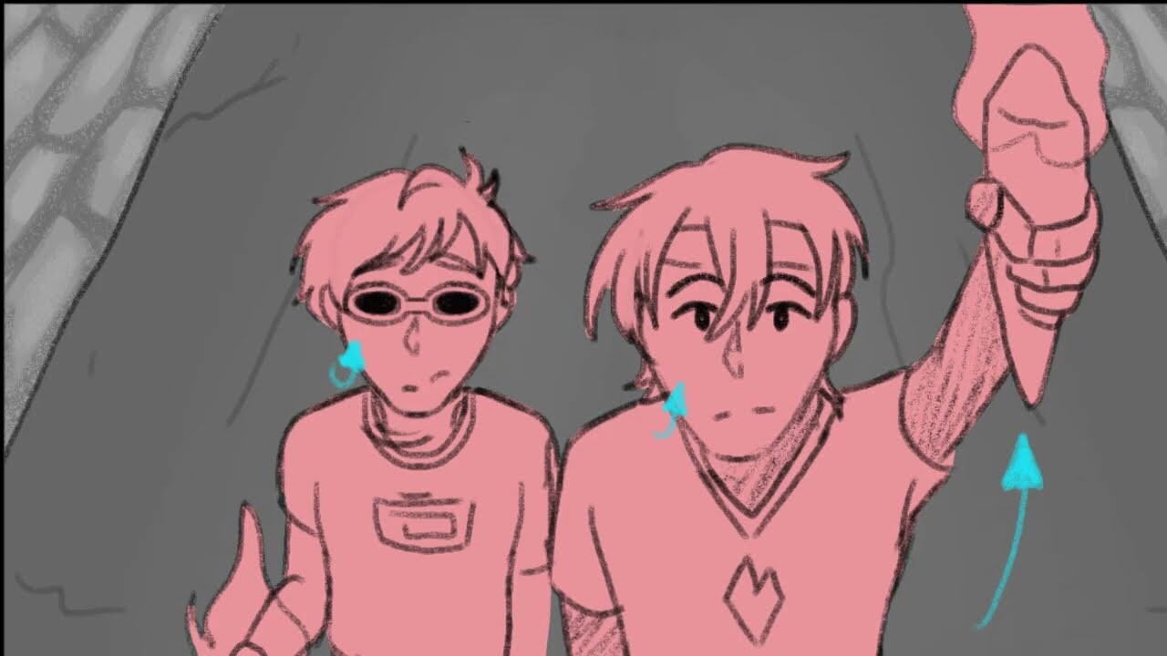 ArtStation - DSMP:TAS Application // Final Storyboard with Progress