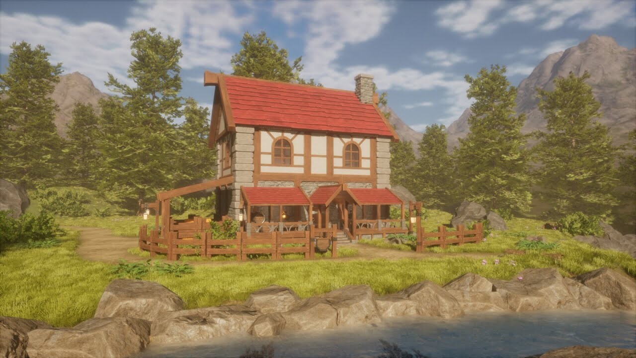 ArtStation - Medieval Forest Inn Fly-through Unreal Engine 5