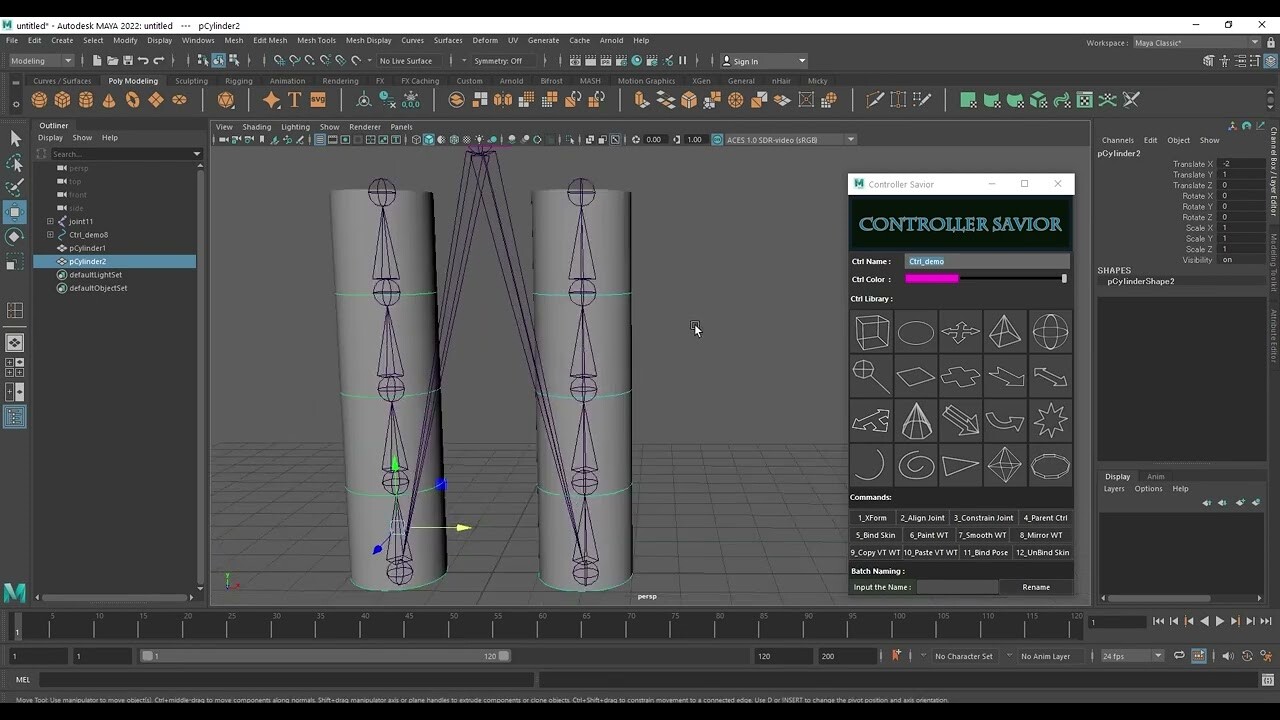 ArtStation - Maya Controller Tool