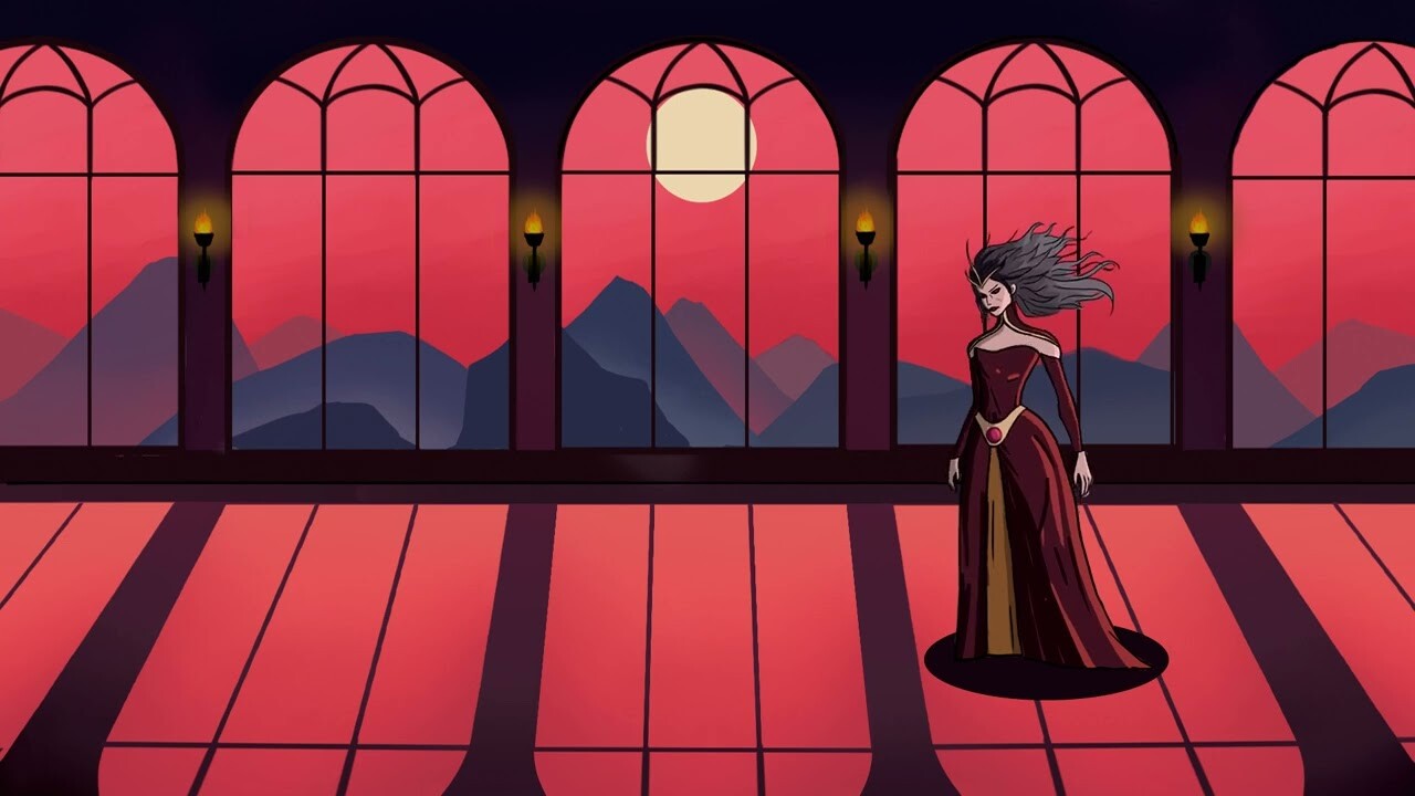 ArtStation - Uncursed - Caxerine character desing + Idle Animation