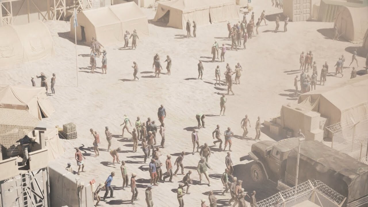 ArtStation - Refugees - Houdini Crowds Simulation