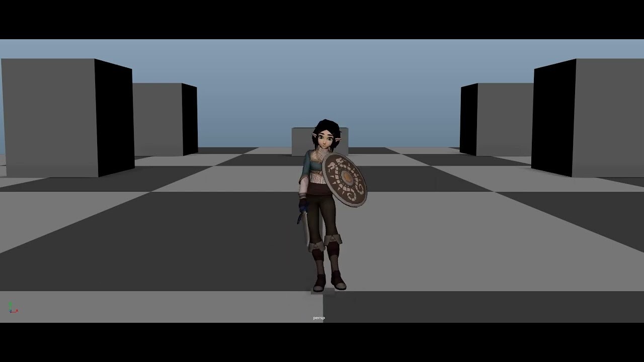 ArtStation - Animaton Zelda walk